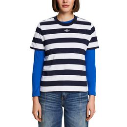 Esprit Shirt in Dunkelblau - 65% | Gr&ouml;&szlig;e M | Damen-tops