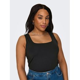 Only Carmakoma Top in Schwarz - 62% | Größe L-50/52 | Damen-tops