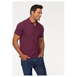 Poloshirt Fruit of the Loom, Herren, Gr. 3XL (64/66), rot (burgund), Piqu&eacute;, Obermaterial: 100% Baumwolle, unifarben, schmal h&uuml;ftbedeckend, Rundhals, Shirts, Piqu&eacute;, unifarben