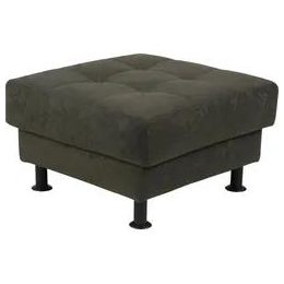 Polsterhocker Home Affaire "Bengo", grau, B:65cm H:42cm T:65cm, Microfaser (100% Polyester);Struktur (100% Polyester);Kunstleder, Hocker, Polsterhocker, passend zu &raquo;Bengo&laquo;-Sofa