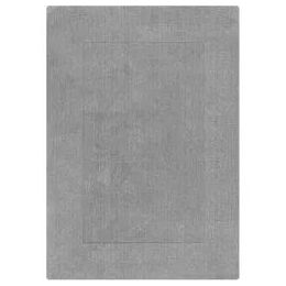 Wollteppich FLAIR RUGS "Tuscany", grau, B:160cm H:8mm L:230cm, Wolle, Teppiche