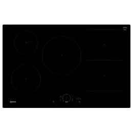 Neff Induktions-Kochfeld "T58PHW1L0", schwarz, B:79,2cm H:5,6cm T:51,2cm, Kochfelder, mit virtueller Twist Touch Bedienung