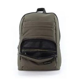 Cityrucksack National Geographic "Pro", Gr. B/H/T: 29cm, grün (khaki), Nylon, Rucksäcke, mit gepolstertem Tablet-Fach
