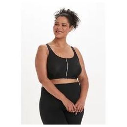 Sport-BH Q BY ENDURANCE "Thinna", Damen, Gr. 100, Cup G, schwarz, 74% Nylon, 26% Elasthan, unifarben, BHs Sport-BH, mit hohem Support