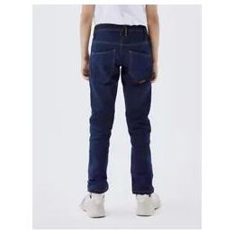 Slim-fit-Jeans name it "NKMRYAN SLIM SWE JEANS 6116-TH NOOS", Jungen, Gr. 92, N-Gr, blau (dunkelblau denim minis), Denim/Jeans, Obermaterial: 70% Baumwolle, 27% Polyester, 3% Elasthan, unifarben, slim fit, Jeans Slim-fit-Jeans