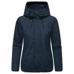 Outdoorjacke Ragwear "Sunniva A", Damen, Gr. S (36), blau (navy), Obermaterial: 100% Polyester. Innenfutter: 100% Polyester, figurumspielend h&uuml;ftlang, hoch geschlossener Ausschnitt, &Auml;rmel ohne &Auml;rmelschlitz elastischer Bund mit innenliegendem Gummizug, Jacken Outdoorjacke, Wasserdichte und atmungsaktive &Uuml;bergangsjacke