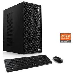 CSL PC "Mystic V24085", schwarz, Microsoft Windows 11 Home (64 Bit), 16 GB RAM 1.000 GB SSD, Desktop-PCs, PC