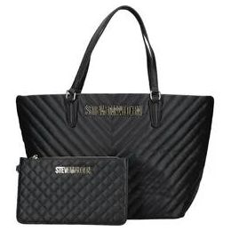Shopper Steve Madden "Steve Madden Taschen Lederimitat", Damen, Gr. onesize, schwarz, Lederimitat, Taschen