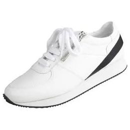 Schnürschuh Lei by tessamino "Nika", Damen, Gr. 39, weiß, Leder, Schuhe, aus echtem Leder
