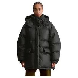 Marc O'Polo Outdoorjacke MARC O'POLO DENIM "aus recyceltem Polyester-Ripstop", Damen, Gr. XXS, schwarz, Obermaterial: 100% Polyester; Füllung: 30% Feder; Futter: 100% Nicht verfügbar, unifarben, oversize, elastischer Bund, Jacken, Topseller