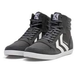 Sneaker Hummel "SLIMMER STADIL HIGH", Gr. 36, grau, Leder, Textil, Schuhe