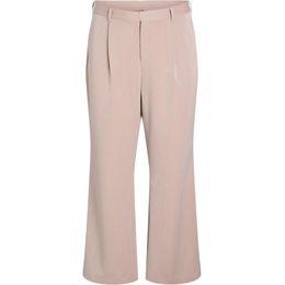 ZIZZI Pleat-Front Pants female Brown size 52