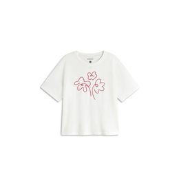 thinking mu T-Shirt 'Lucia' Damen Gr&ouml;&szlig;e S creme / rot
