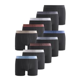 next Boxershorts Herren Größe XL saphir / rostbraun / dunkelgrau / schwarz