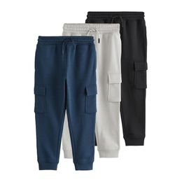 next Hose Jungen Größe 98 navy / schwarz / weiß