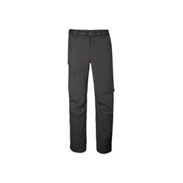 Killtec Zip Off Wanderhose für Herren in Kurzgröße in Anthrazit | Gr.: 30