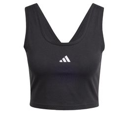 adidas Sportswear Sporttop 'Essentials' Damen Gr&ouml;&szlig;e 4XS schwarz / wei&szlig;