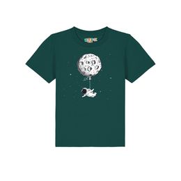 Watabout.kids Shirt 'Funny Spaceman' girl Green size 152/158