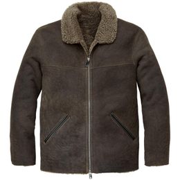Manufactum Herren-Lammfelljacke S Marone