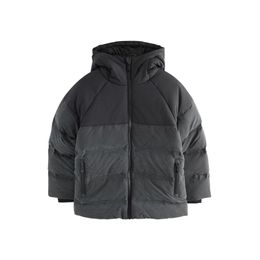 next Winterjacke Jungen Größe 110 rauchgrau / dunkelgrau / schwarz