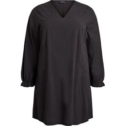 ZIZZI Kleid 'Jeasy' Damen Gr&ouml;&szlig;e 62/64 schwarz Winterkleid