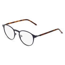 Fielmann BD 419 CL Brille Unisex | Fassung: Vollrand, Panto, Blau Matt