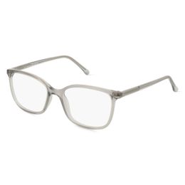 Fielmann MC 609 FA Brille Damen | Fassung: Vollrand, Quadratisch, Grau Transparent
