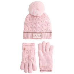 Baker by Ted Baker Set: Mütze und Handschuhe Mädchen Größe 56 altrosa