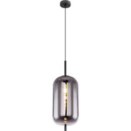 Globo LIGHTING Hängeleuchte »BLACKY« E27 1 Stk. Hängelampe/Pendelleuchte/Höhe kürzbar/Esstisch schwarz