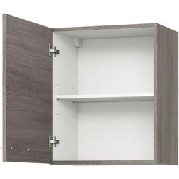 KOCHSTATION Hängeschrank »KS-Trea O60-60« inklusive Einlegeboden, Breite 60 cm, Höhe 60 cm eichefarben grau