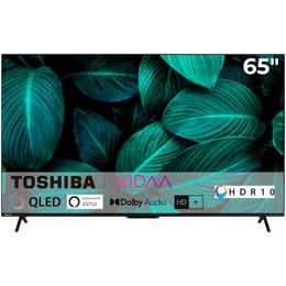 Toshiba QLED-Fernseher »65QV2463DA« 164 cm/65 Smart-TV schwarz DTX Virtual X, Dobly Audio