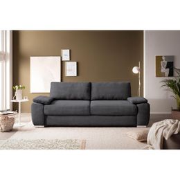 exxpo - SOFA FASHION 3-Sitzer »SOLSBURY, bequem und komfortabel, Sofa, Schlafsofa, Breite 258cm« inkl. Federkern-Polsterung, Bettfunktion und...