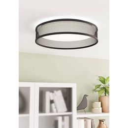 Eglo Deckenleuchte »LUPPINERIA« LED-Modul 1 Stk. Warmweiß Deckenleuchte, Metall in Messing und Kunststoff in Weiß, Ø 38, 5 cm schwarz 0