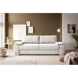 exxpo - SOFA FASHION 3-Sitzer »SOLSBURY, bequem und komfortabel, Sofa, Schlafsofa, Breite 258cm« inkl. Federkern-Polsterung, Bettfunktion und...