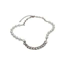 Urban Classics Kette mit Anhänger »Unisex Pearl Various Chain Necklace« silver onesize Stilvolle Halsketten für jeden Anlass
