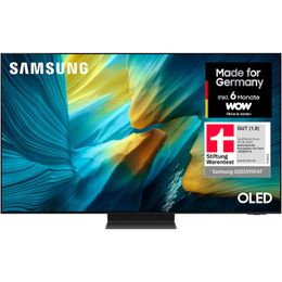 Samsung OLED-Fernseher »GQ55S95FAT« 138 cm/55 ′′ Smart-TV HDR Pro & Glare Free, Dolby Atmos & AI Sound, Gaming Hub, bis zu 165Hz schwarz...