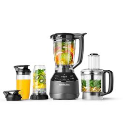 NUTRIBULLET Standmixer »Full Size Blender Combo NBF580B - Standmixer, 1200 Watt« 1500 W 3 Geschwindigkeitsstufen, 1, 8 Liter Krug, 2 Mixbecher...
