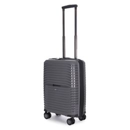 Stratic Trolley »BRIGHT+ Koffer S« 1 Stk. tlg. 37 l 4 Rollen Hartschalenkoffer Trolley TSA-Zahlenschloss CONNECT NFC-Chip grey