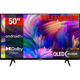 Telefunken QLED-Fernseher »D50Q660M2CW« 126 cm/50 Smart-TV schwarz SmartTV bietet Zugriff auf ein großes Angebot an unterschiedlichsten Apps. Hier...