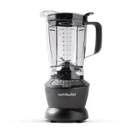 NUTRIBULLET Standmixer »Full Size Blender Combo NBF500DG, 1200 Watt, Dunkelgrau« 1200 W 1, 8 L Krug, Deckel mit Öffnung, 700&900ml Mixbecher mit...