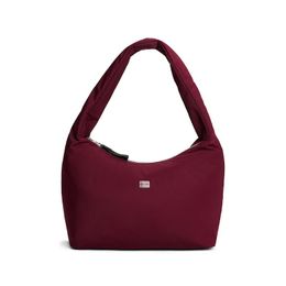 Tommy Jeans Hobo »TJW URBAN NYLON HOBO«, Damen Schultertasche, Minibag mit wertigem Logo-Emblem bordeaux