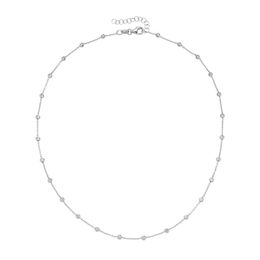 Firetti Silberkette »Schmuck Geschenk Silber 925 Halsschmuck Ankerkette diamantierte Kugeln« silberfarben Modische Kette