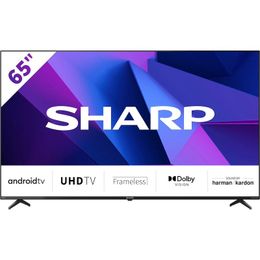 Sharp LED-Fernseher »4T-C65FNx« 164 cm/65 Android TV Smart-TV schwarz DTS Virtual:X 3D-Audio-Nachbearbeitung