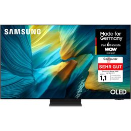 Samsung OLED-Fernseher »GQ77S95FAT« 195 cm/77 ′′ Smart-TV HDR Pro & Glare Free, Dolby Atmos & AI Sound, Gaming Hub, bis zu 165Hz schwarz Tizen ...