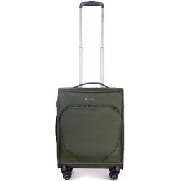 Stratic Weichgepäck-Trolley »Mix S, dark green« 36 l 4 Rollen Handgepäck Reisekoffer Reisegepäck TSA-Zahlenschloss dark green