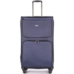 Stratic Weichgepäck-Trolley »Bendigo Light + L, navy« 105 l 4 Rollen Reisekoffer großer Koffer Aufgabegepäck TSA-Zahlenschloss navy