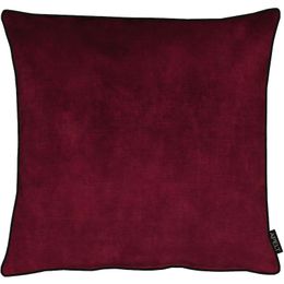 Apelt Kissenhülle »Ruby« Kissenhülle ohne Füllung, 1 Stück bordeaux Bezug: 100% Polyester B/L: 46 cm x 46 cm