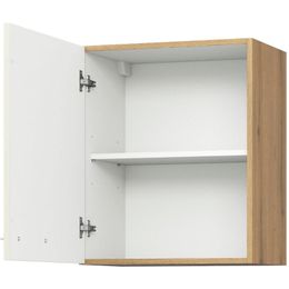 KOCHSTATION Hängeschrank »KS-Trea O60-60« inklusive Einlegeboden, Breite 60 cm, Höhe 60 cm magnolie/eiche astig