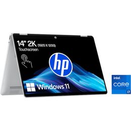 HP Convertible Notebook »OmniBook 5 Flip 14-fp0077ng« 35, 6 cm / 14 ′′ Intel Core 7 Intel Graphics 1.000 GB SSD Gletschersilber