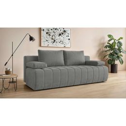 Home Affaire 3-Sitzer »LOVENDY Schlafsofa mit Bettkasten, Breite 195cm, Liegefläche 145x195cm« mit Rückenkissen und Armlehnenkissen, belastbar bis...